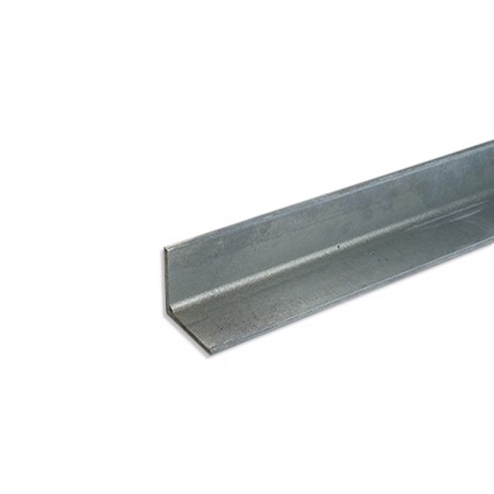 Galvanized angle in steel. Cut to your measurements.